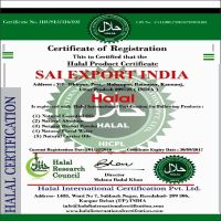 Sai Exports India - Certificates